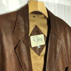 Remy Leather | Jackets & Coats | Remy Lamb Leather Jacket Sport Coat ...